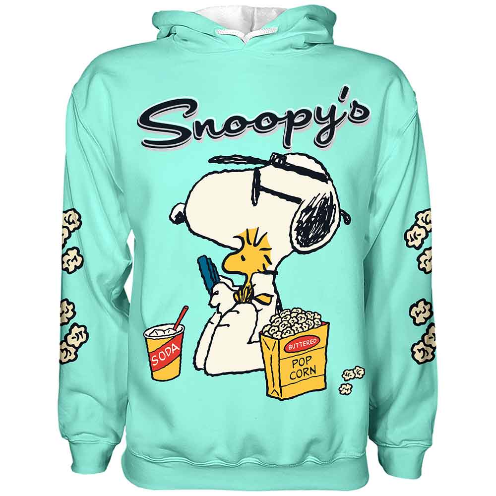 Sudadera Snoopy Movies Night – QUIUBOLEE