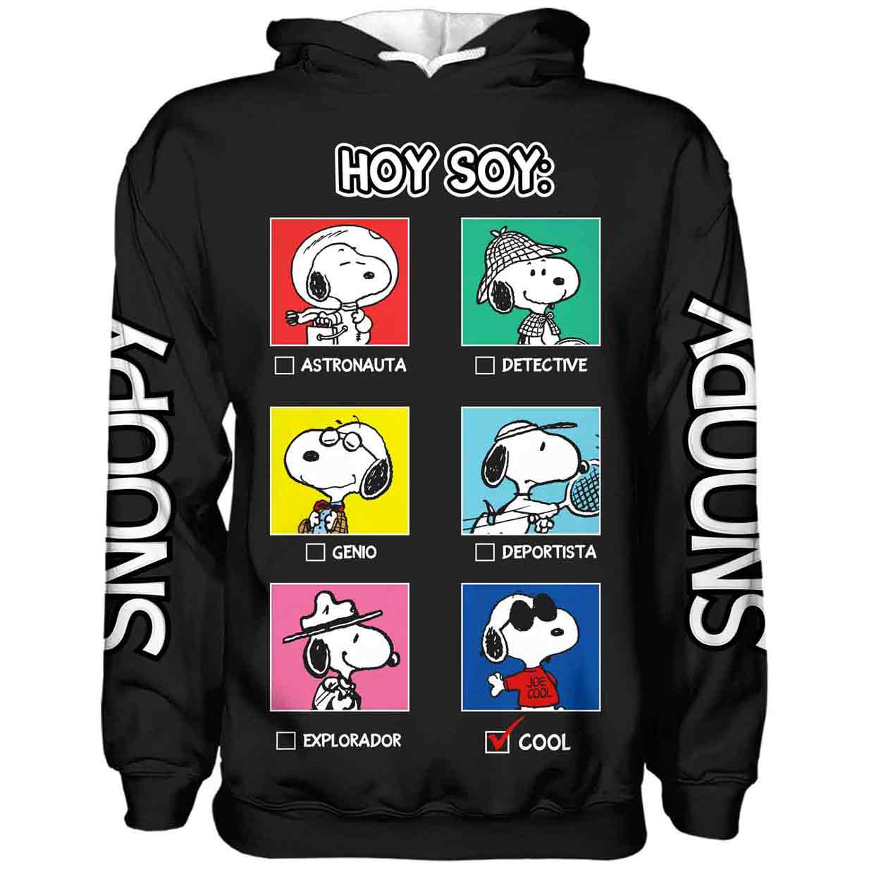 Sudadera Snoopy Hoy Soy Cool – QUIUBOLEE