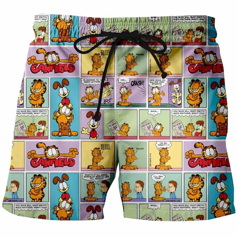 Short Pijama Garfield Historieta – QUIUBOLEE