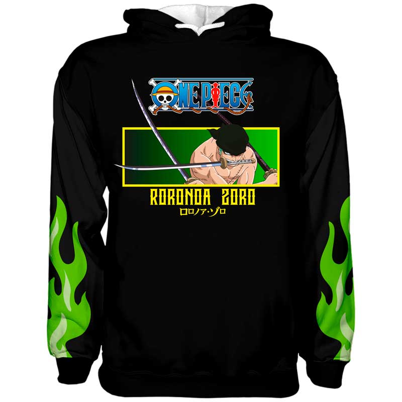 Sudadera One Piece Roronoa Zoro – QUIUBOLEE